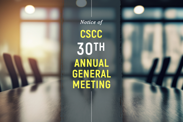 30th Annual General Meeting - Cornerstone Community Church